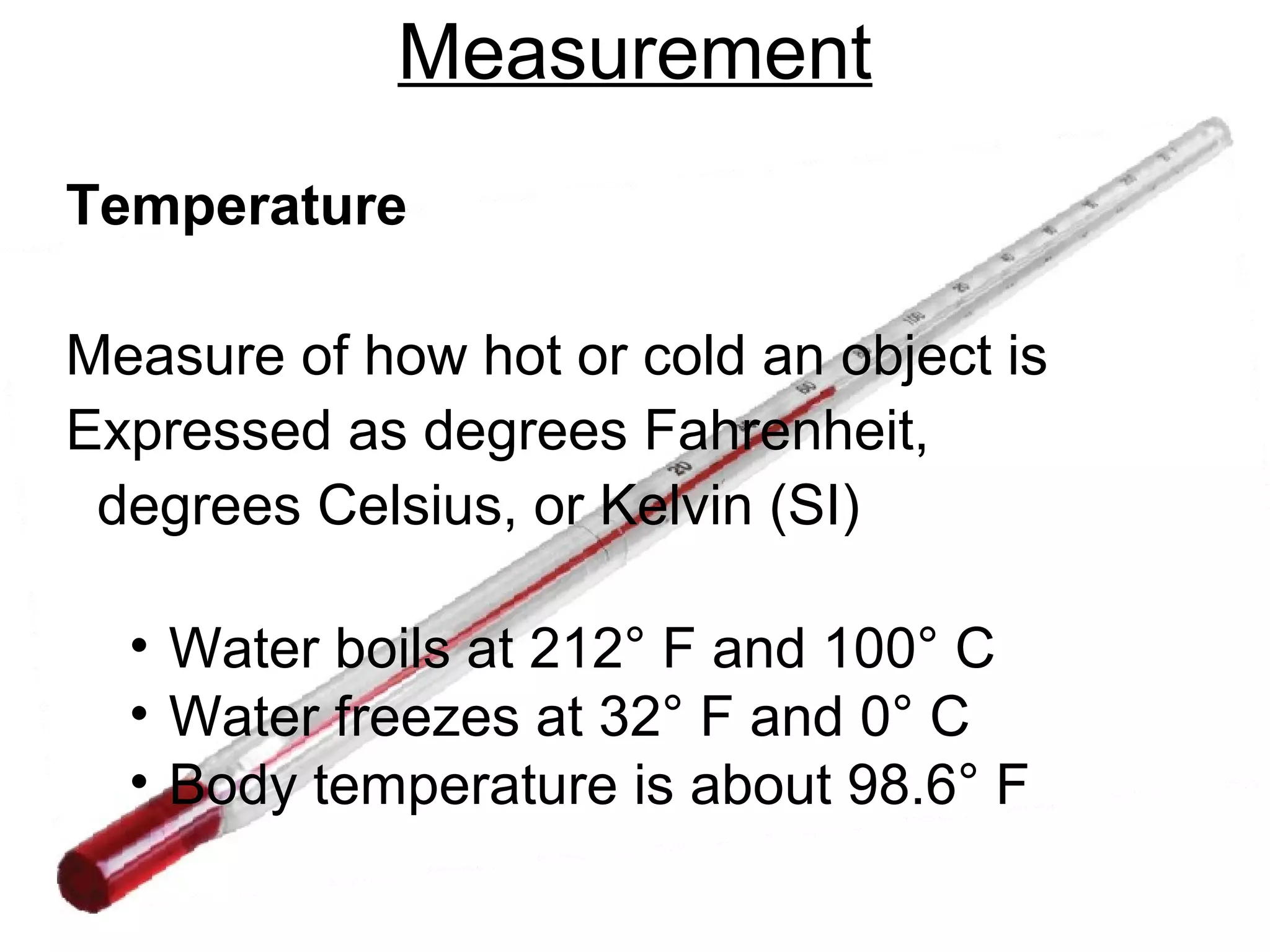 Science in our world-measurement | PPT