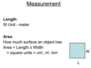 Science in our world-measurement | PPT