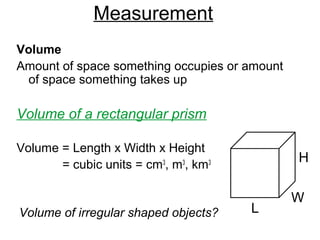 Science in our world-measurement | PPT
