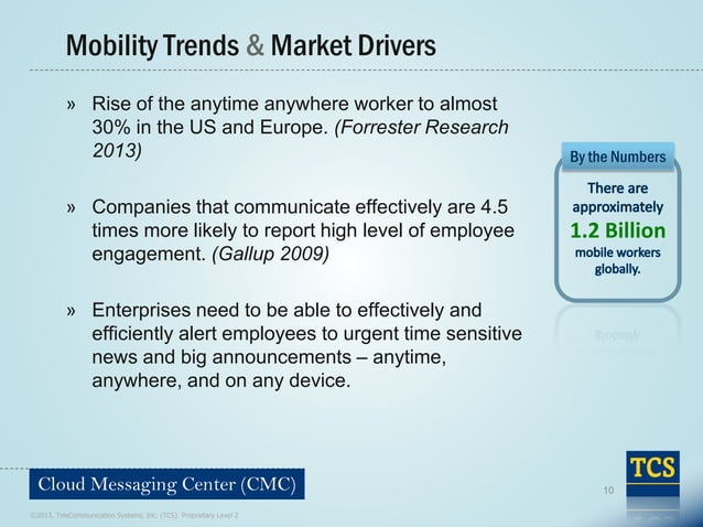 Tcs Cloud Messaging Center | PPT