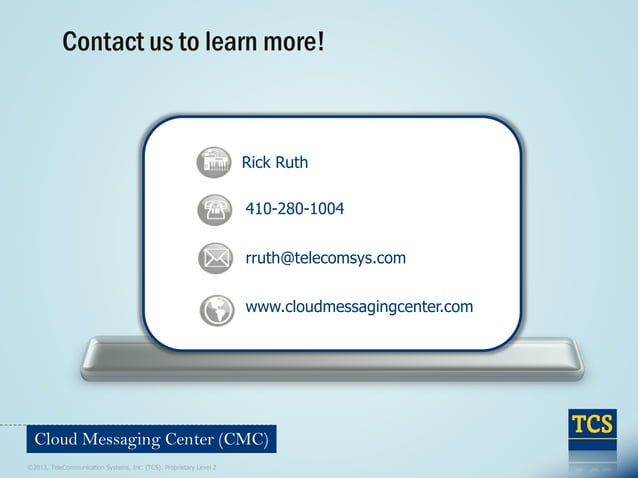 Tcs Cloud Messaging Center | PPT