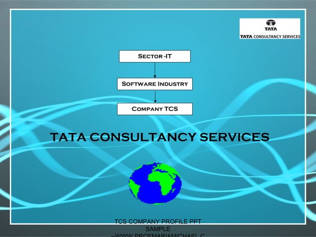 Tcs company profile presentation -sample | PPT