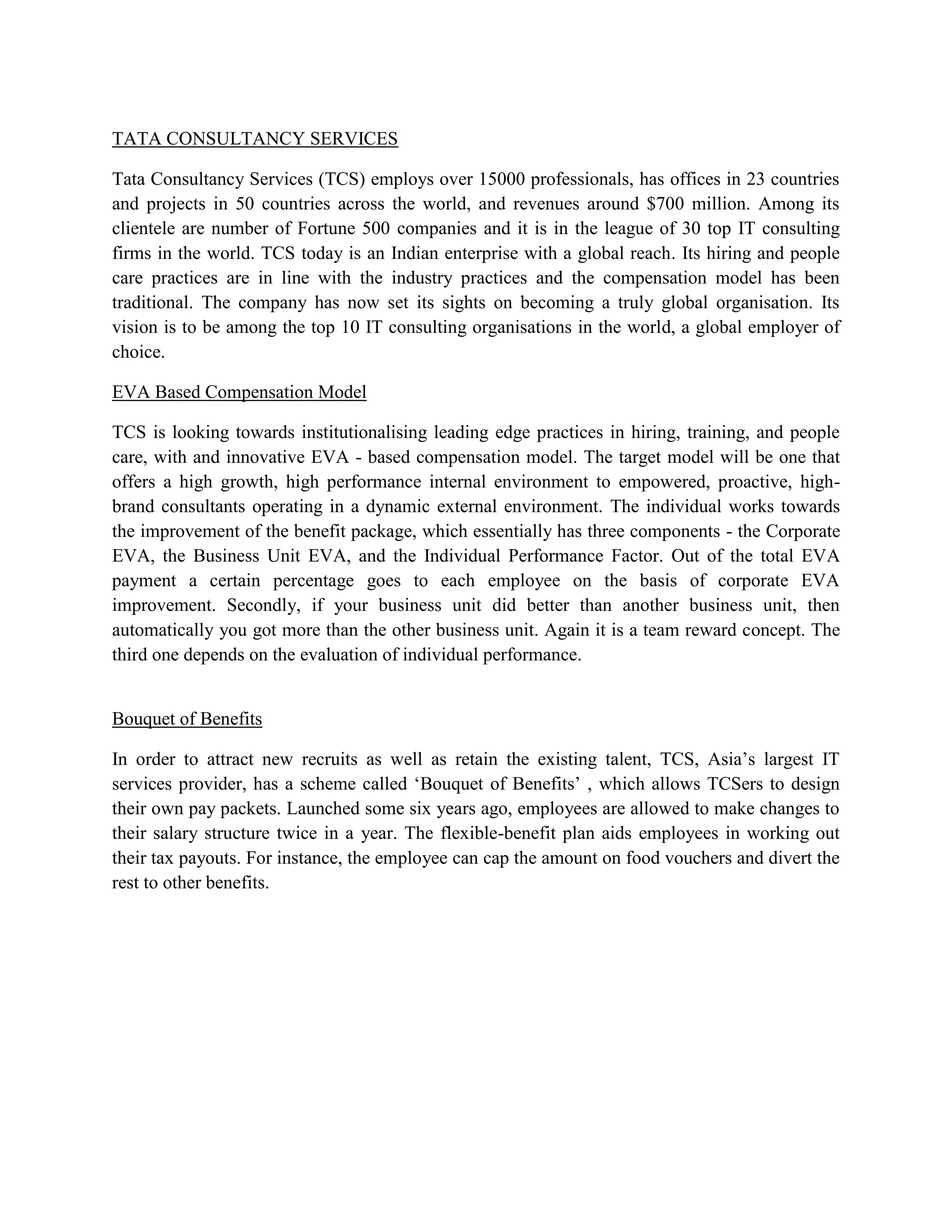 Tcs compensation structure | PDF