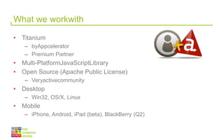 multi platform mobile development using titanium | PPTX