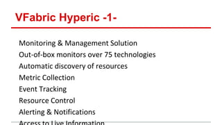 tc server - vfabric hyperic | PPTX