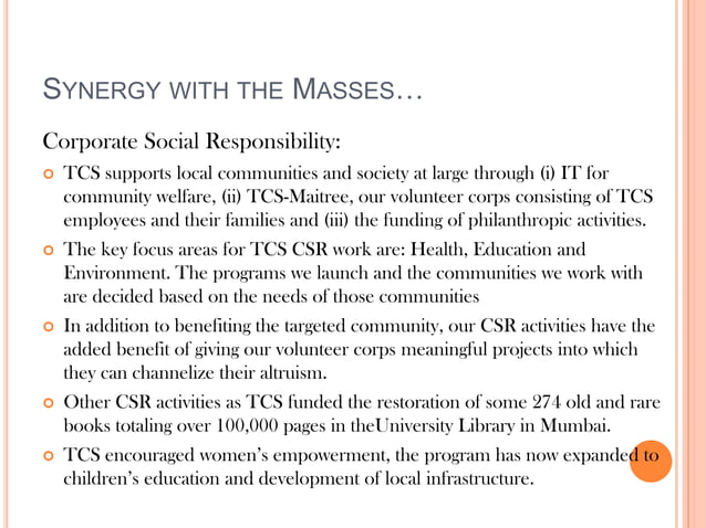 Marketing Strategy - TCS | PPTX