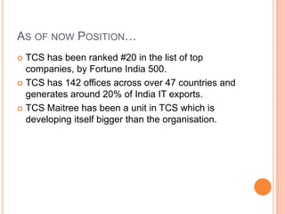 Marketing Strategy - TCS | PPTX