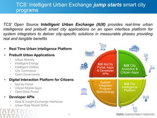 TCS Intelligent Urban Exchange Solution - Urban Intelligence and ...