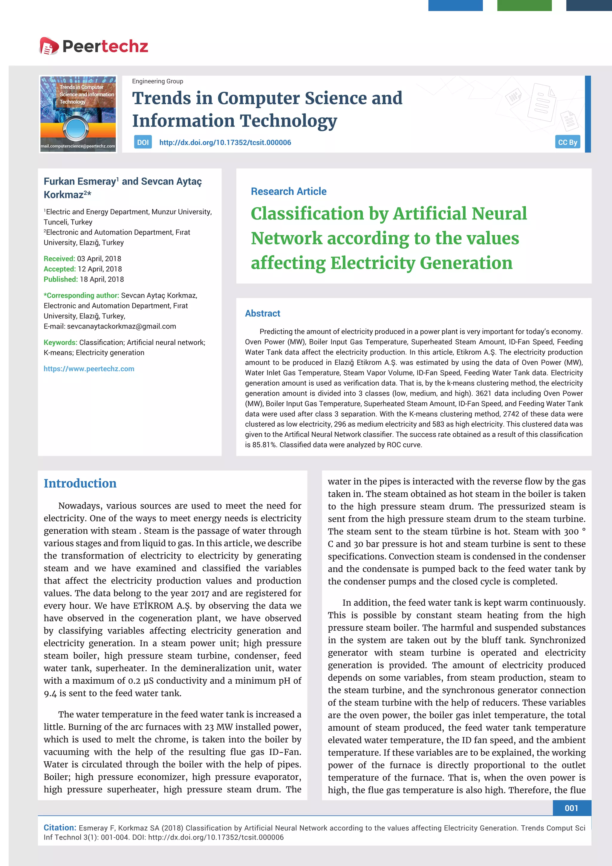 Trends in Computer Science and Information Technology | PDF | Power and ...