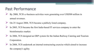tcs anual report analysis | PPTX