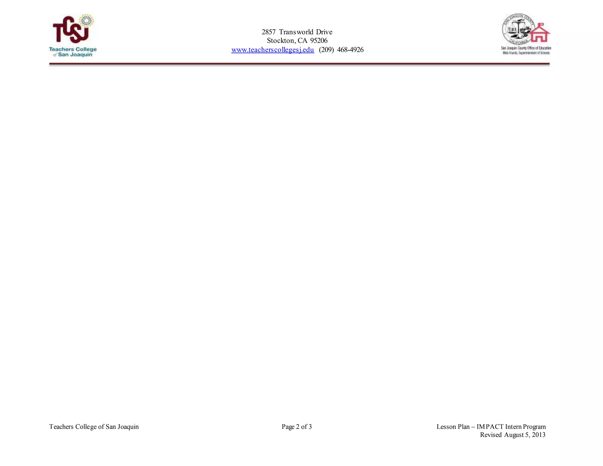 Tcsj lesson plan | DOCX