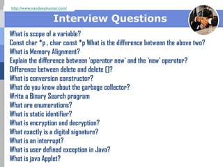 TCS Job Interview Questions | PPTX