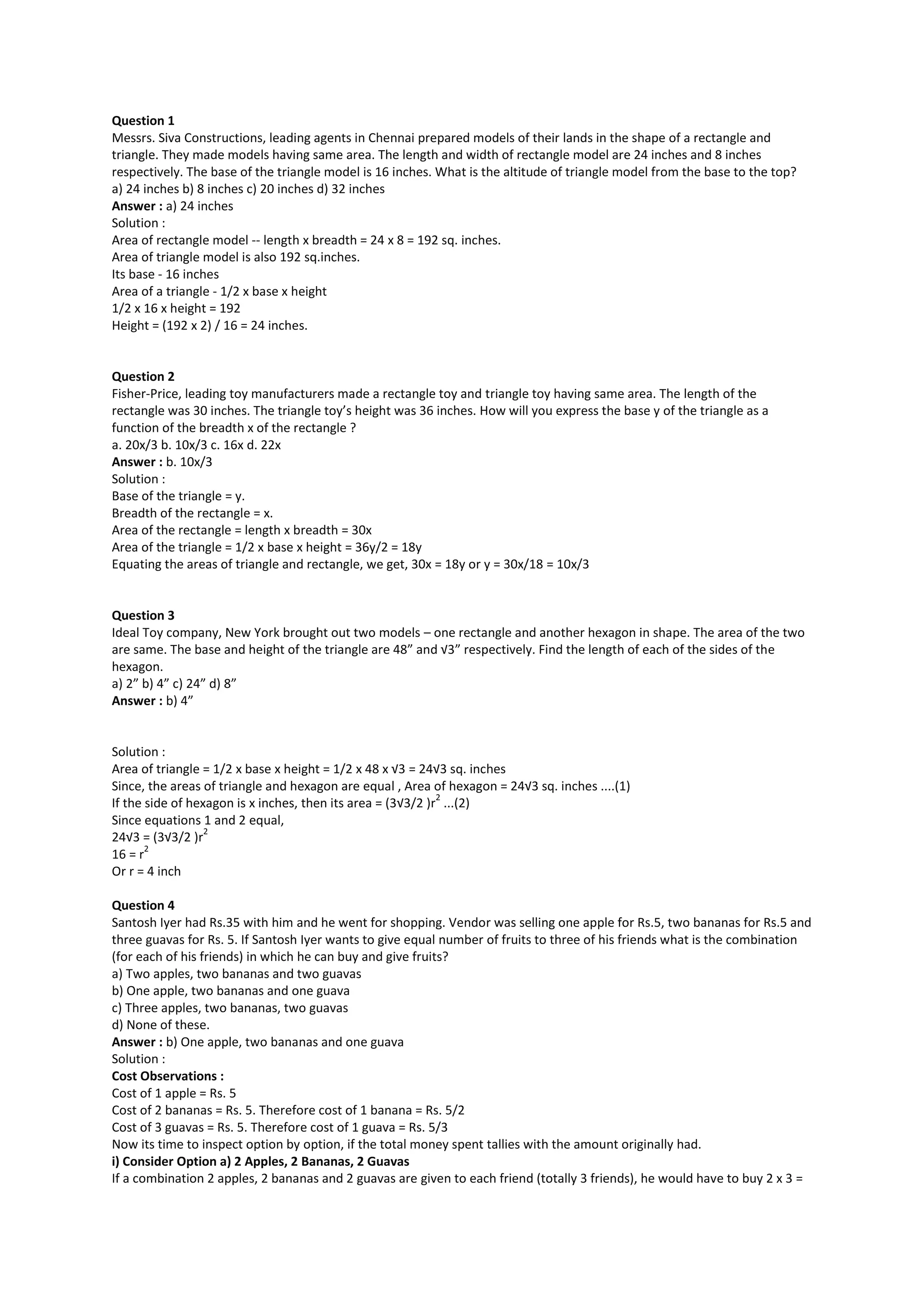Tcs model question 1 | DOCX