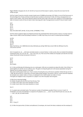 Tcs model question 1 | DOCX | Grocery Shopping | Shopping