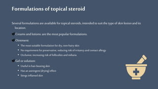 Topical corticosteroids | PPTX
