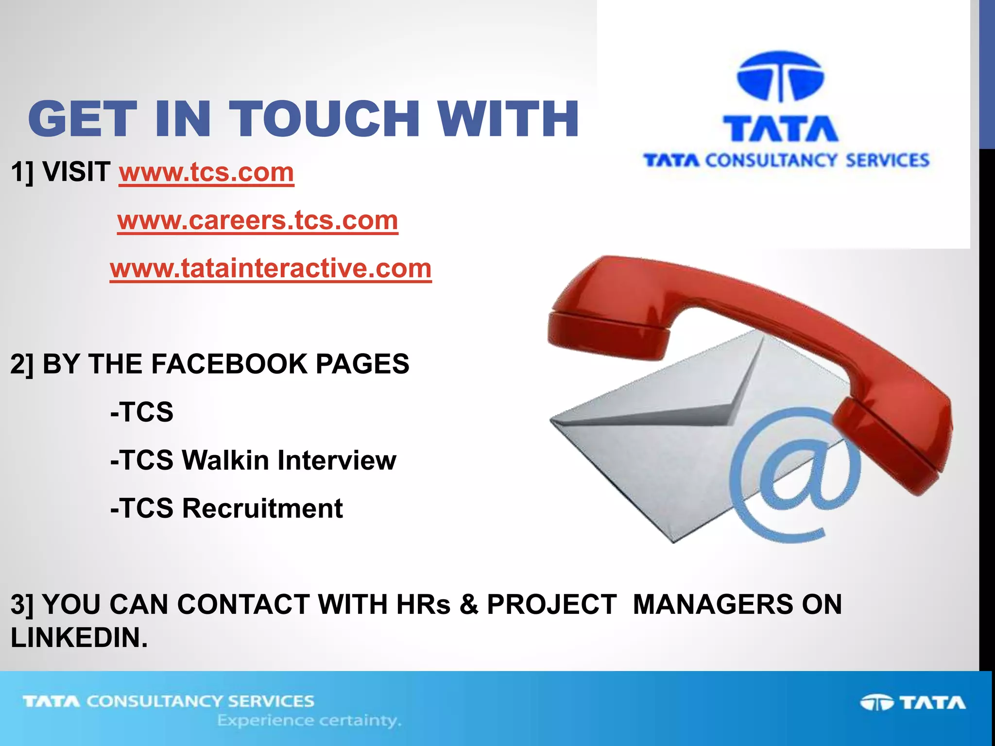 Tcs ppt | PPTX