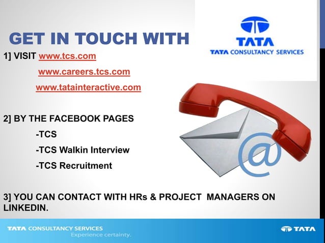 Tcs ppt | PPTX | Information Services Industry | Industries