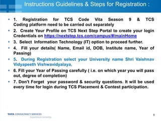 TCS Next Step & Contest Registration.ppt