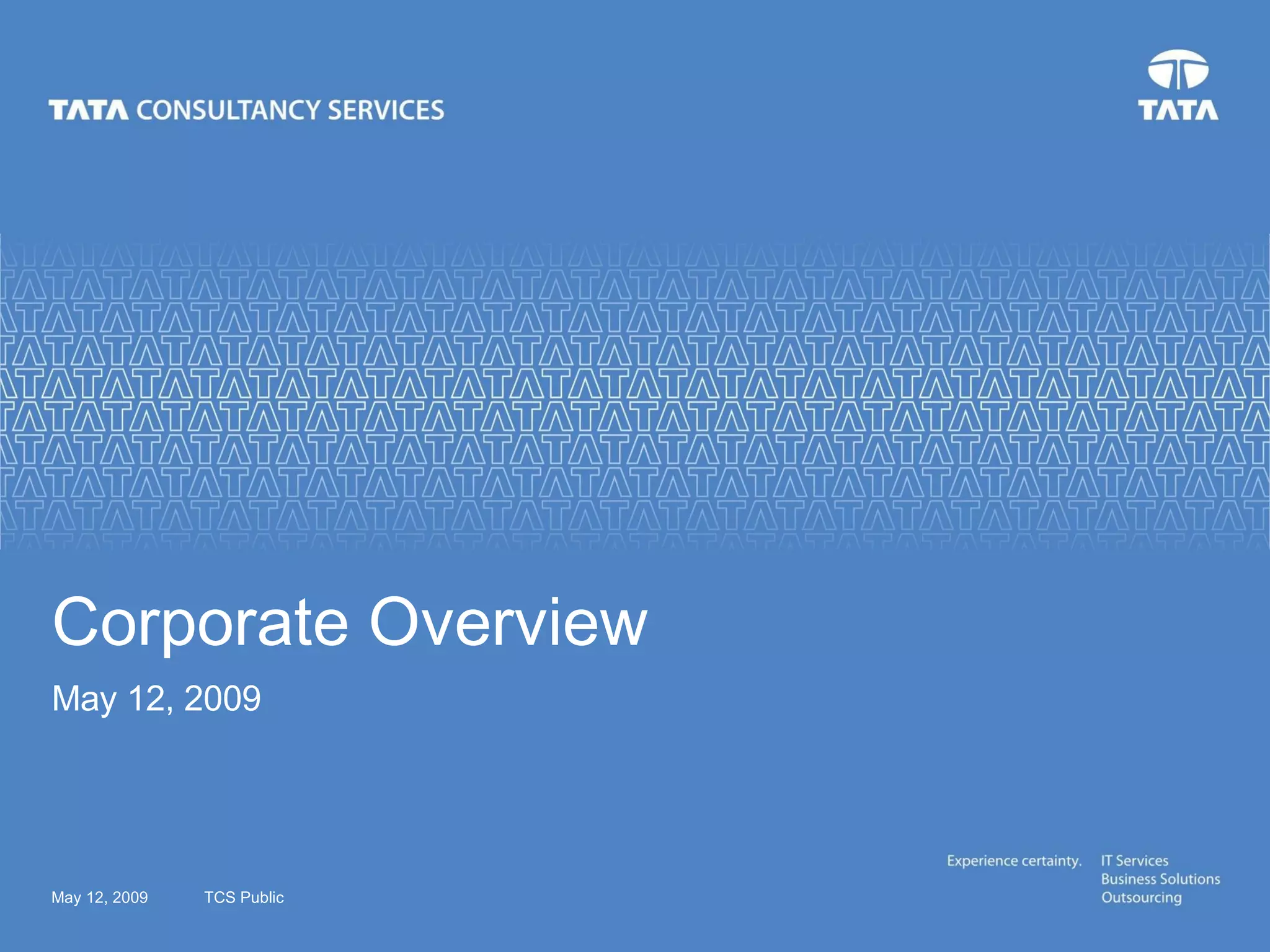 TCS North America Presentation 5 07 2009 | PPT