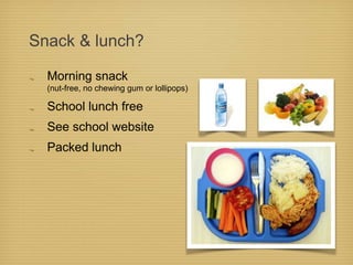 TCSoA - Nursery into P1 transition evening 2016 | PPT