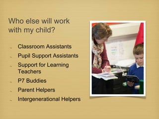 TCSoA - Nursery into P1 Transition Information Evening | PPTX