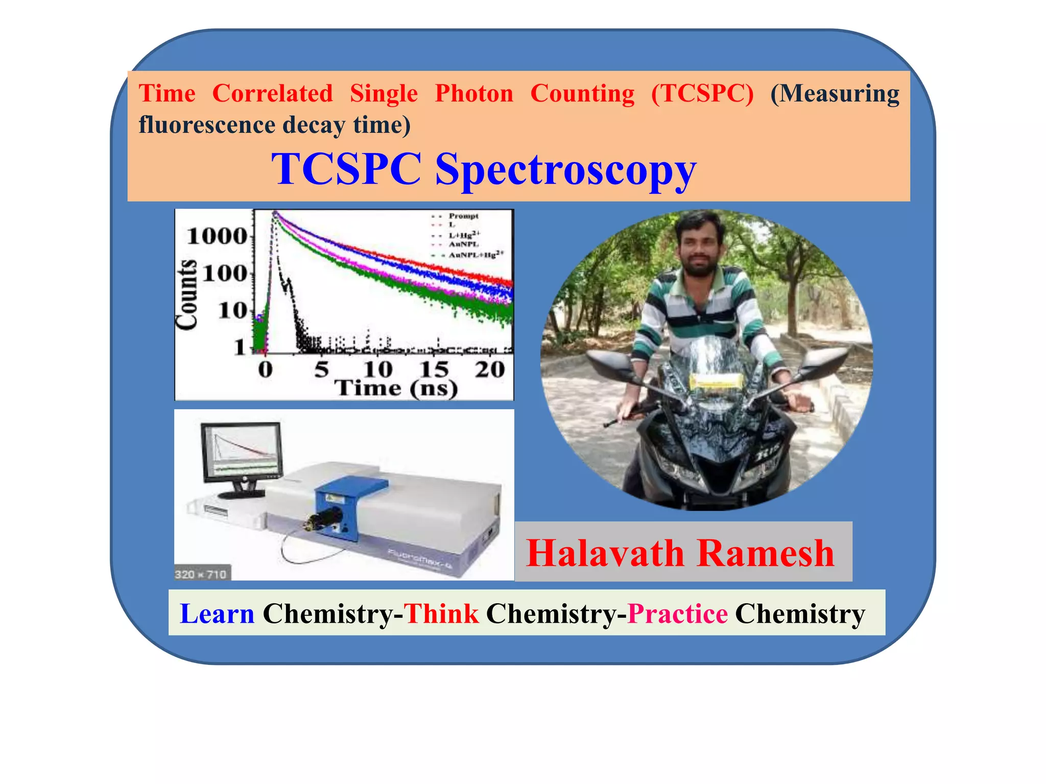 TCSPC( Time-Correlated Single -Photon Counting) By Halavath Ramesh | PPTX