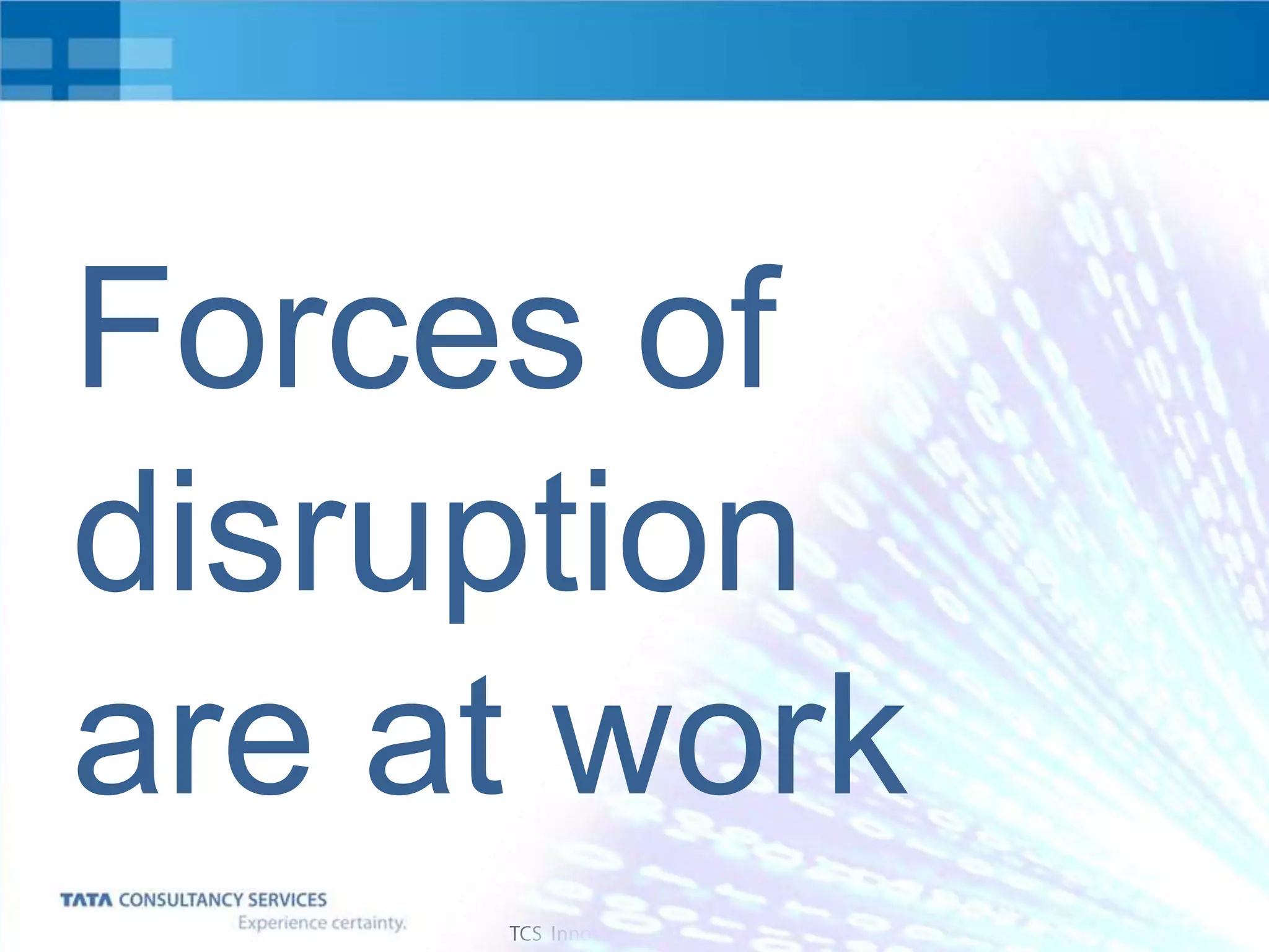 TCS PoV: Emerging Wave of Digital Disruption & the Role of QA by Siva ...
