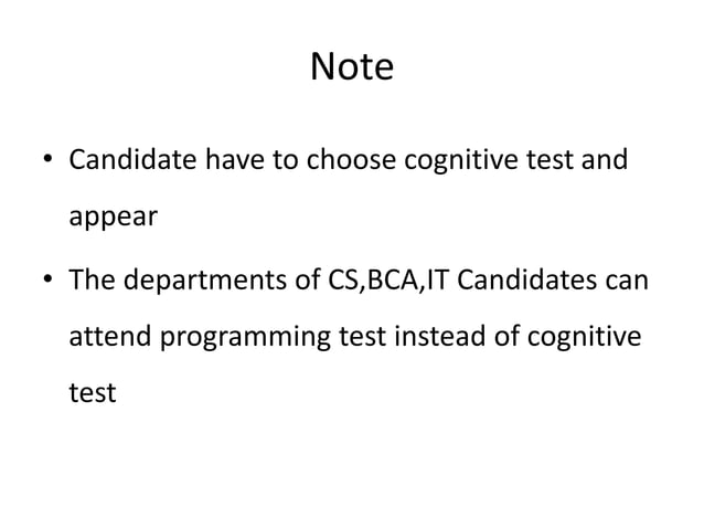 TCS Preparation | PPTX | Standardized Testing | Educational Assessment