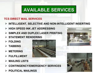 Tcs Presentation 06 24 04 | PPT