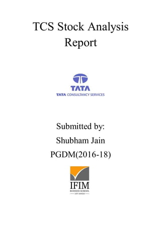 Tcs stock analysis report shubham jain 2038 | DOCX