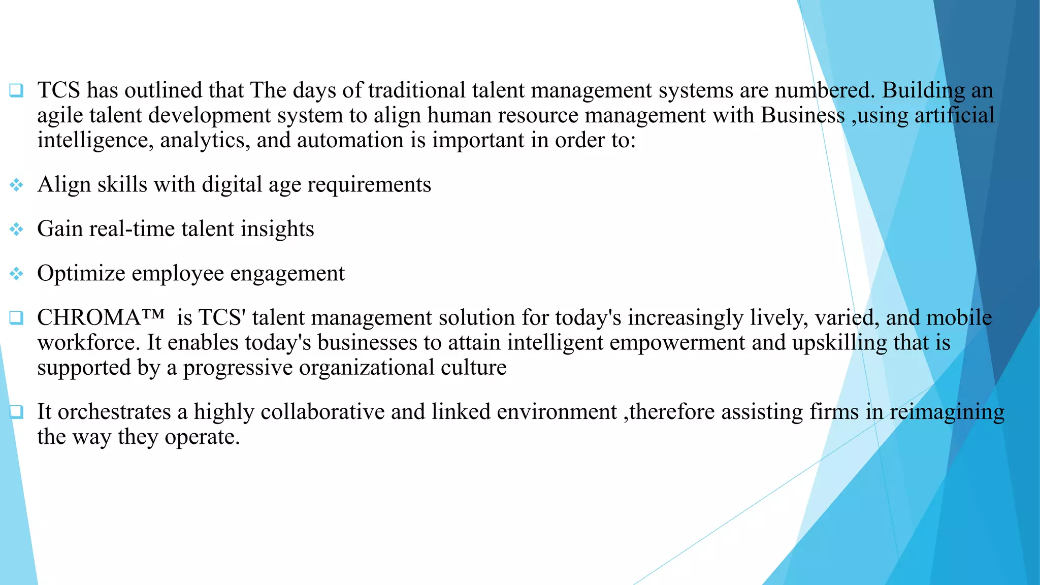 TCS Talent Management Practices | PPTX