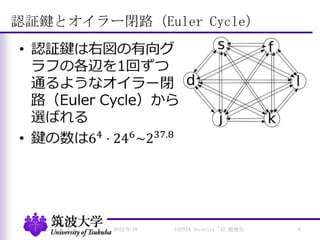 USENIX Security ’12勉強会：Session「The Brain」 | PPTX | Technology & Computing