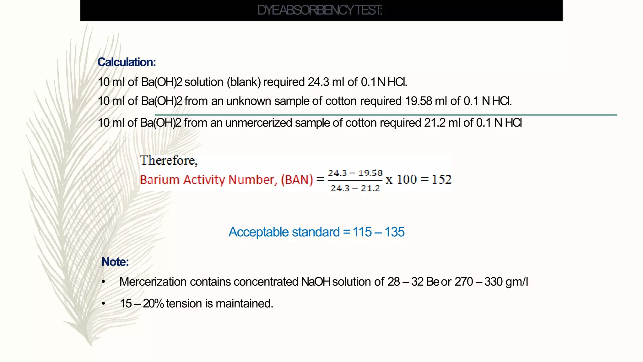textile chemical testing | PPTX