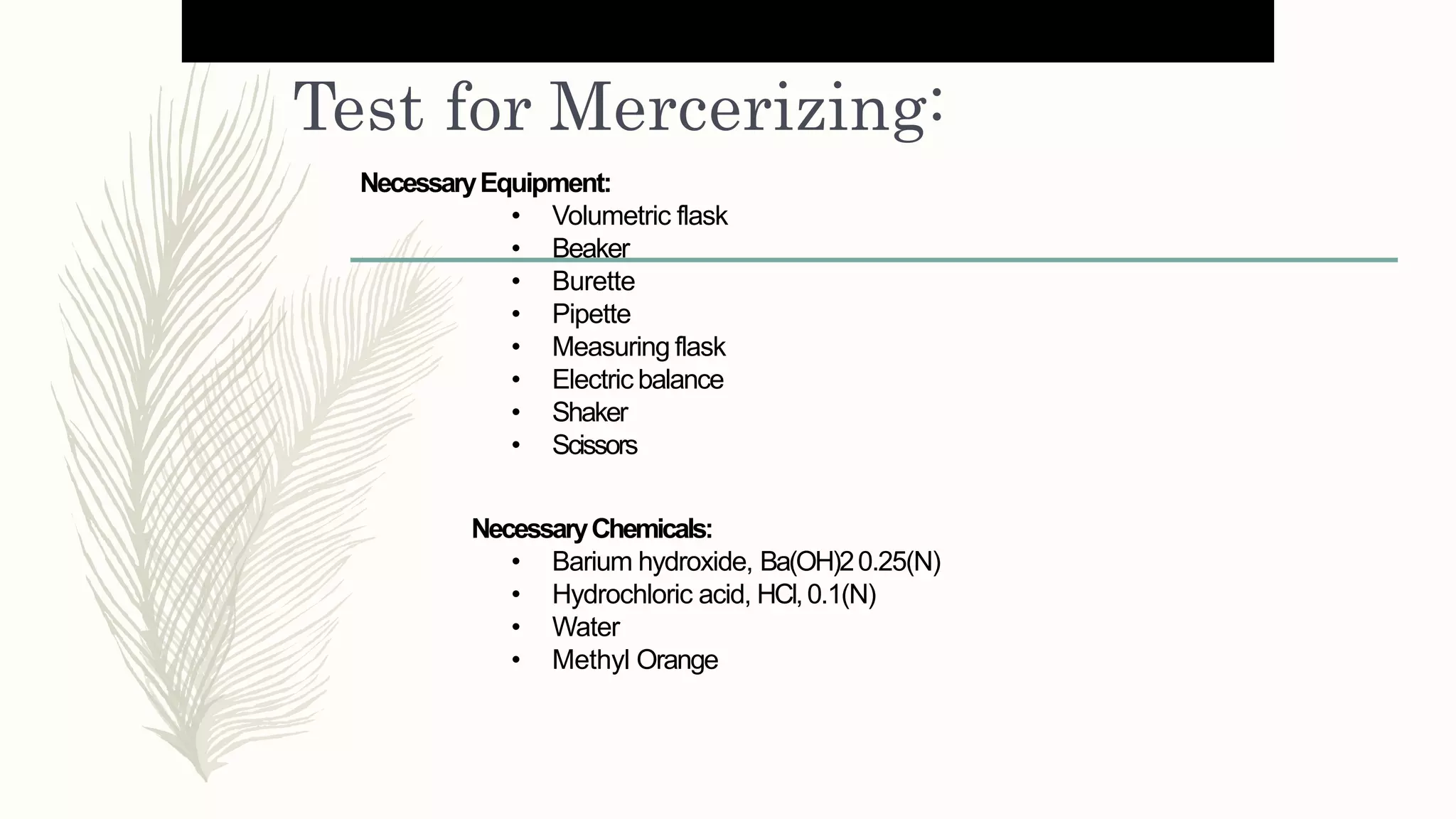 textile chemical testing | PPTX