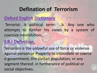 Terrorism & Counter Terrorism different perspective.ppt