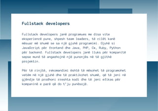 Prezantim Trajnime ne Tirane | PDF