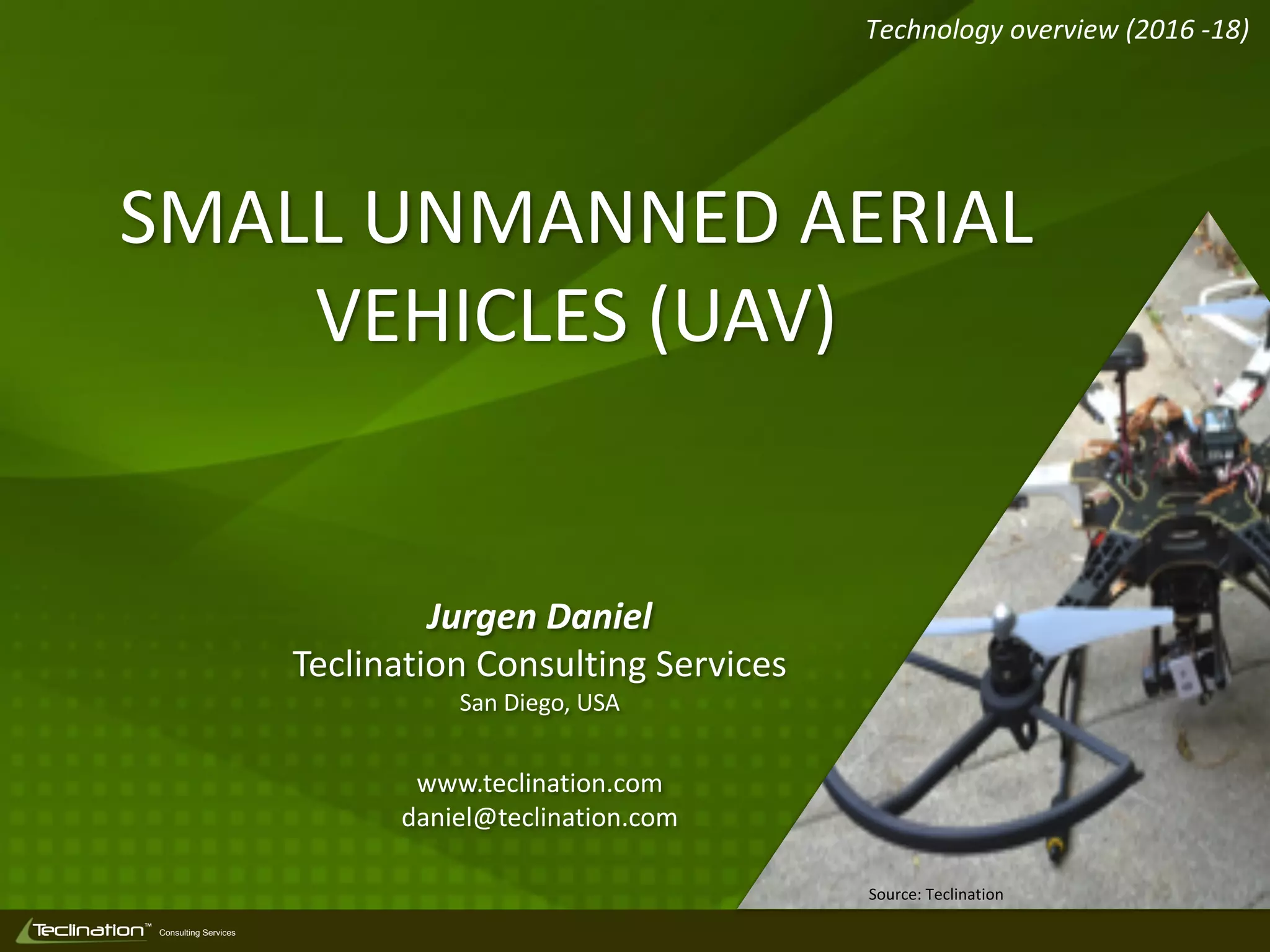 Small UAVs -Technology Overview | PDF