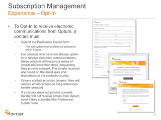 Optum Preference Center | PPT