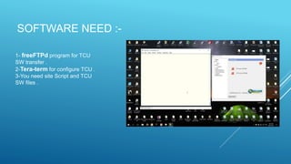 TCU upgrade and configure | PPTX