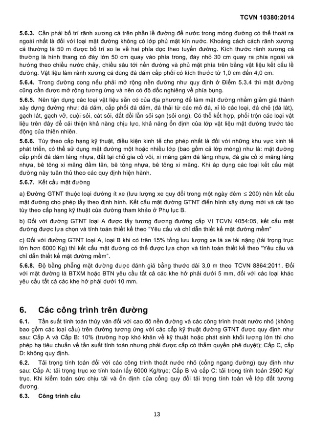 ĐƯỜNG GIAO THÔNG NÔNG THÔN – YÊU CẦU THIẾT KẾ (Rural Roads ...