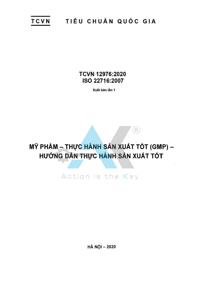 Tiêu chuẩn quốc gia TCVN 12976:2020 (ISO 22716:2007) | PDF