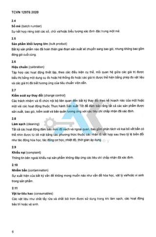 Tiêu chuẩn quốc gia TCVN 12976:2020 (ISO 22716:2007) | PDF