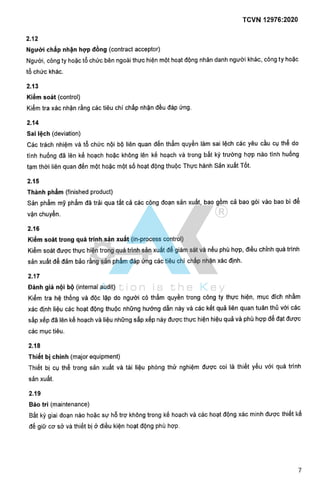 Tiêu chuẩn quốc gia TCVN 12976:2020 (ISO 22716:2007) | PDF