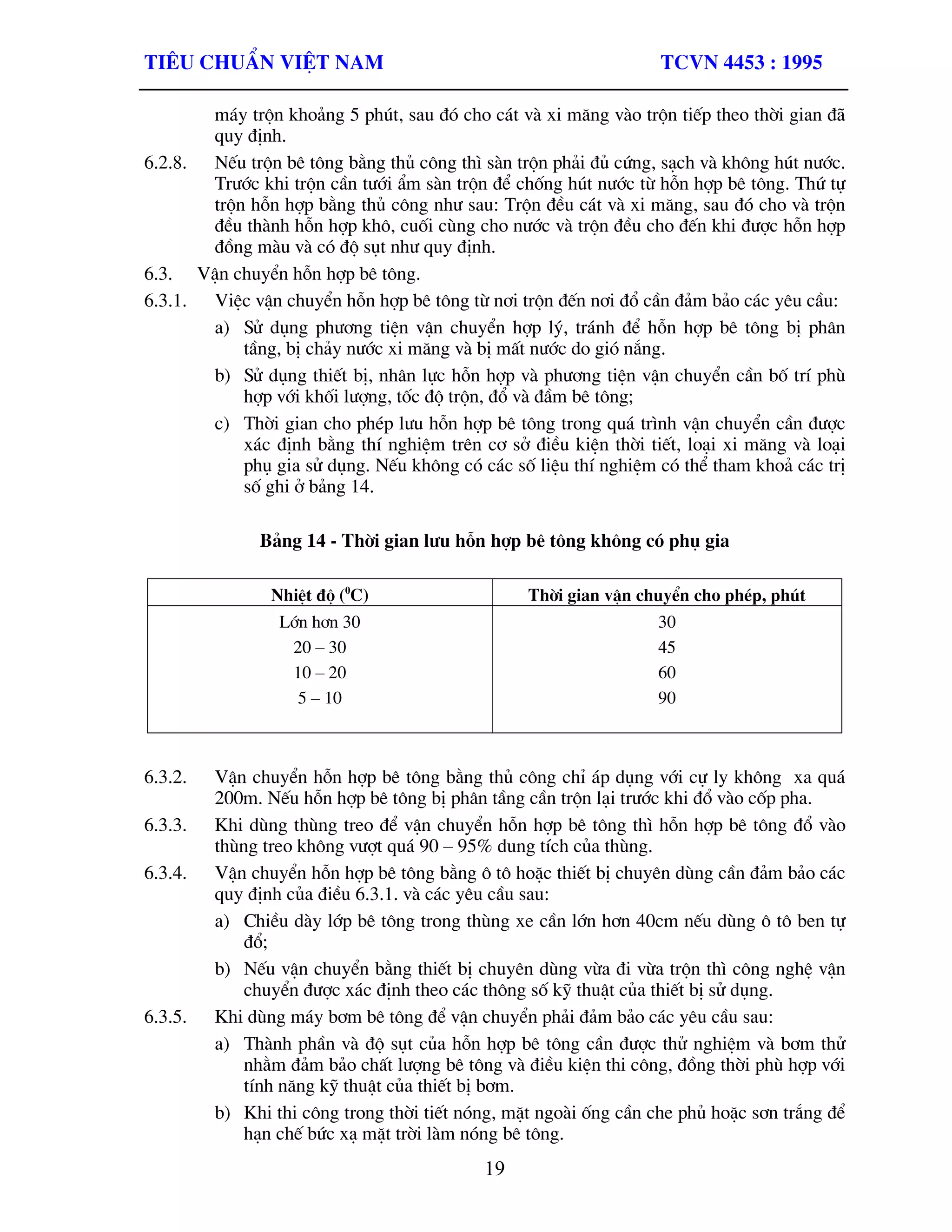 Tcvn 4453 1995 | PDF