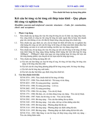 Tcvn 4453 1995 | PDF