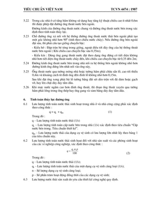 Tcvn4474 1987 thoat nuoc ben trong- tieu chuan thiet ke | PDF