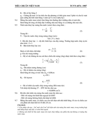 Tcvn4474 1987 thoat nuoc ben trong- tieu chuan thiet ke | PDF