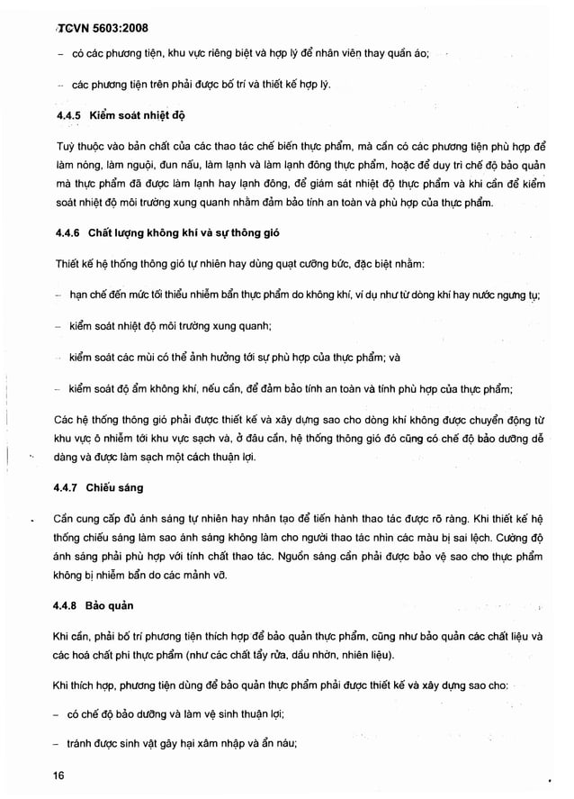 TIÊU CHUẨN QUỐC GIA TCVN 5603-2008 - Quy chuẩn thực hành về những nguyên tắc chung đối với vệ ...