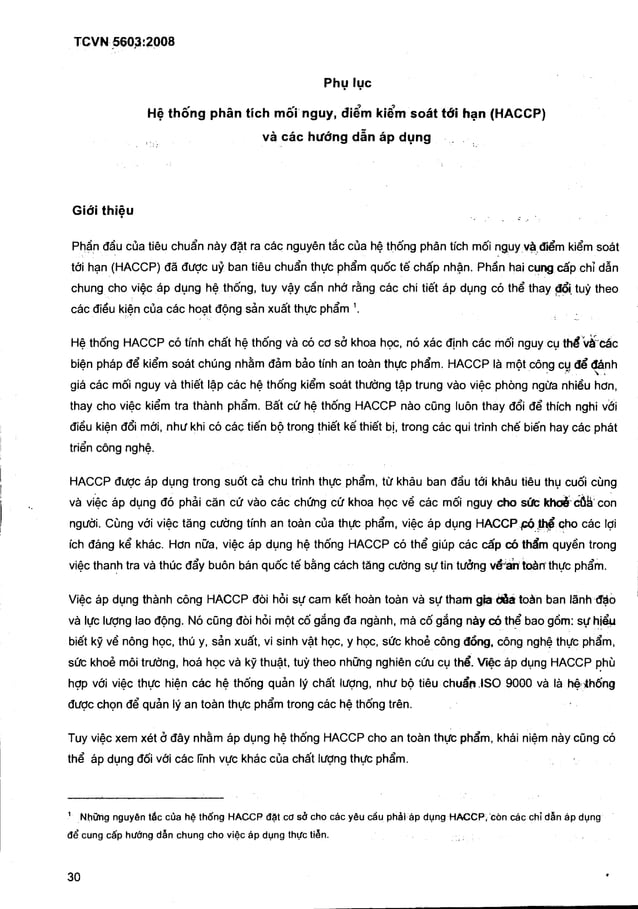 TIÊU CHUẨN QUỐC GIA TCVN 5603-2008 - Quy chuẩn thực hành về những nguyên tắc chung đối với vệ ...