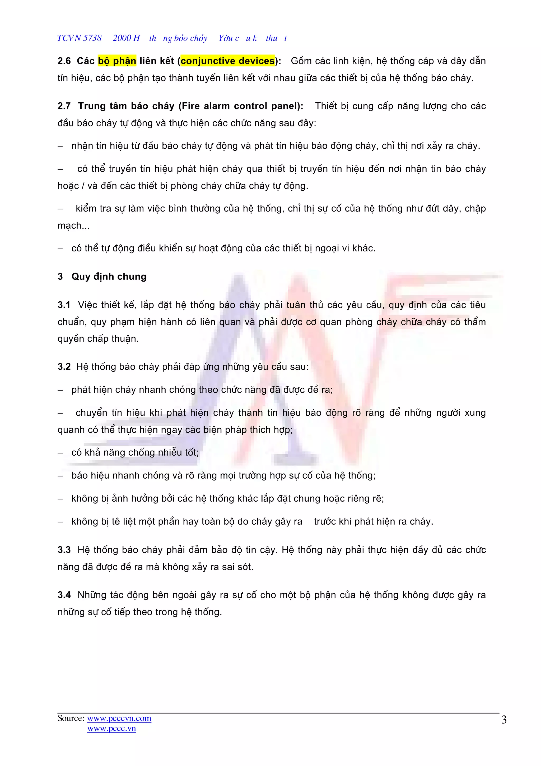 Tcvn 5738 2001 bao chay tu dong | PDF